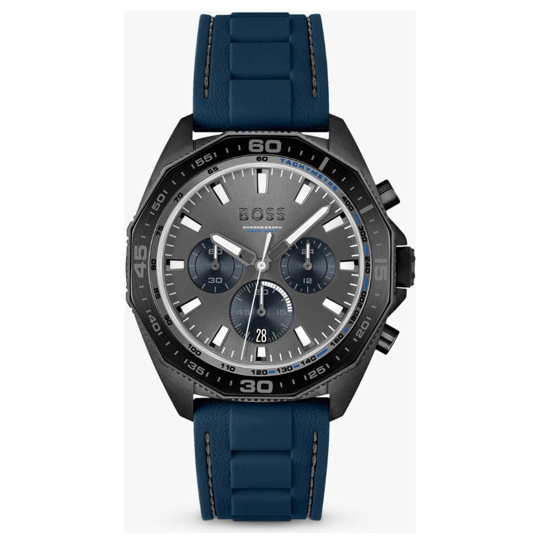 Hugo Boss Men's Watch Energy 1513972 Authentic — Mr Lilac Leather