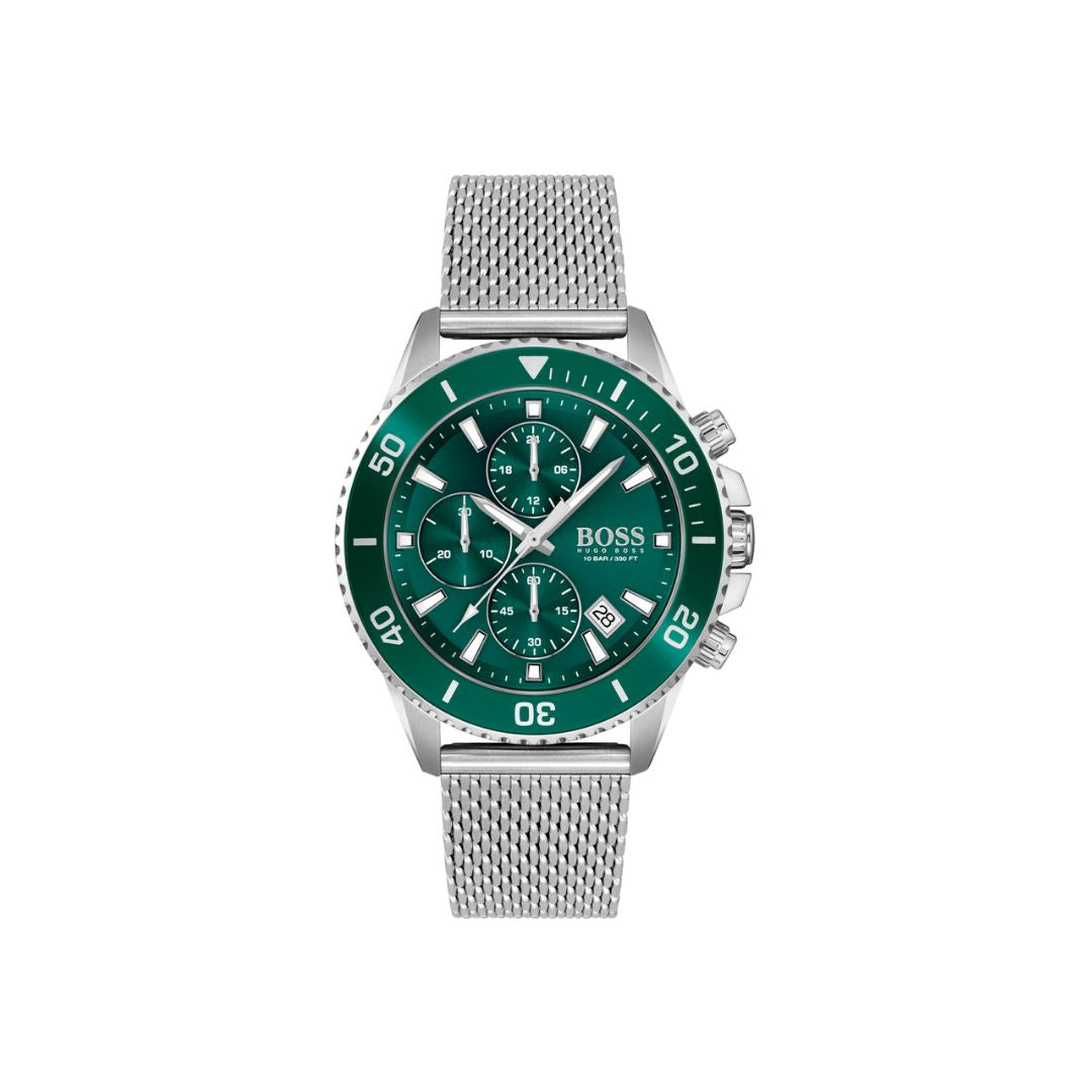 Hugo Boss Admiral Ocean Edition Men's Chronograph Watch – Green Dial 1 ...
