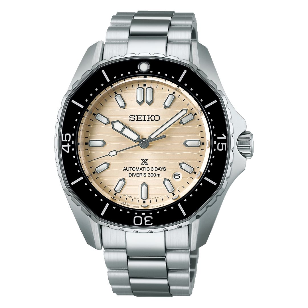 Seiko Prospex Diver's 300M Automatic Watch – Champagne Sand Dial SPB48 ...