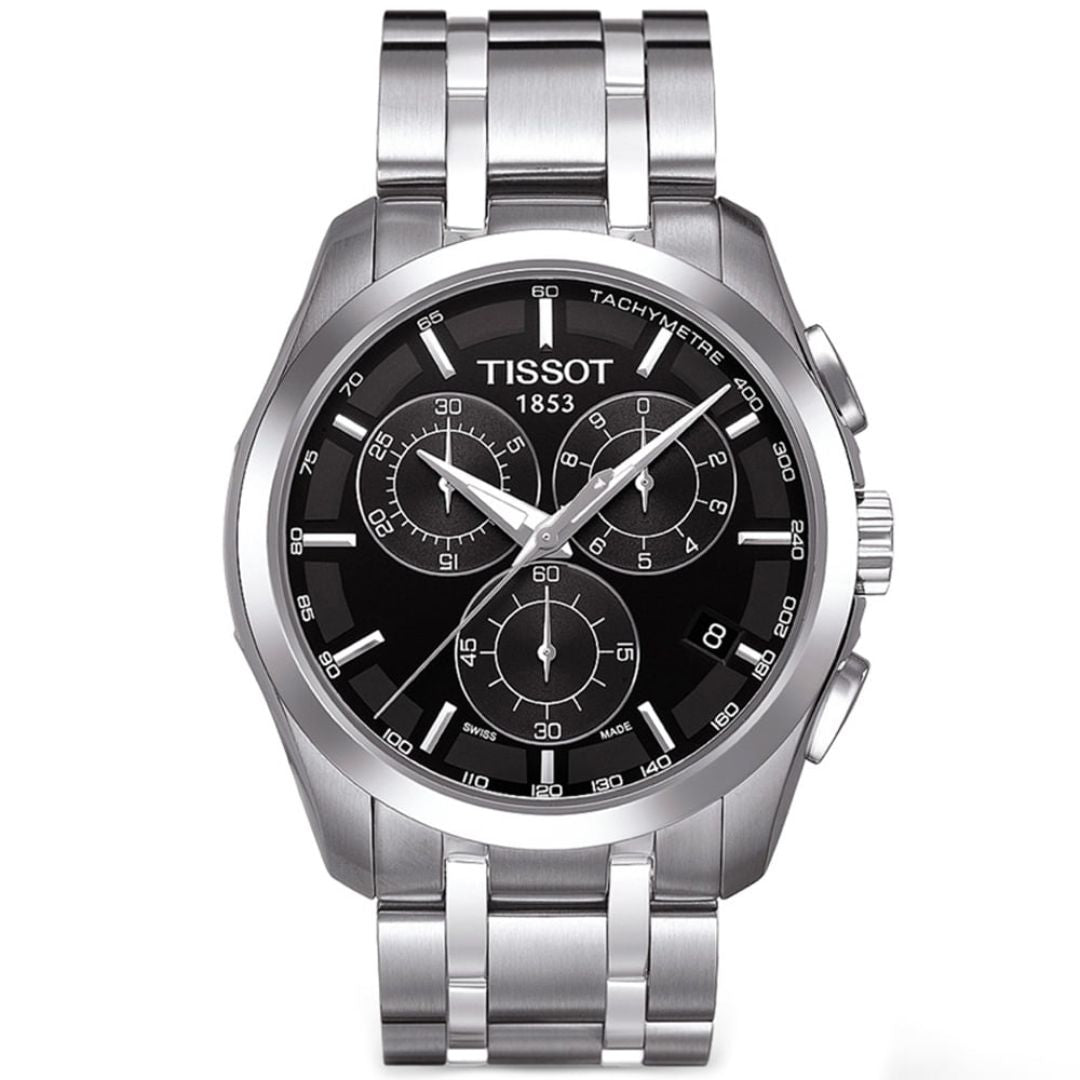 Tissot PRC 200 Chronograph Black Dial Men’s Watch t035.617.11.051.00 ...