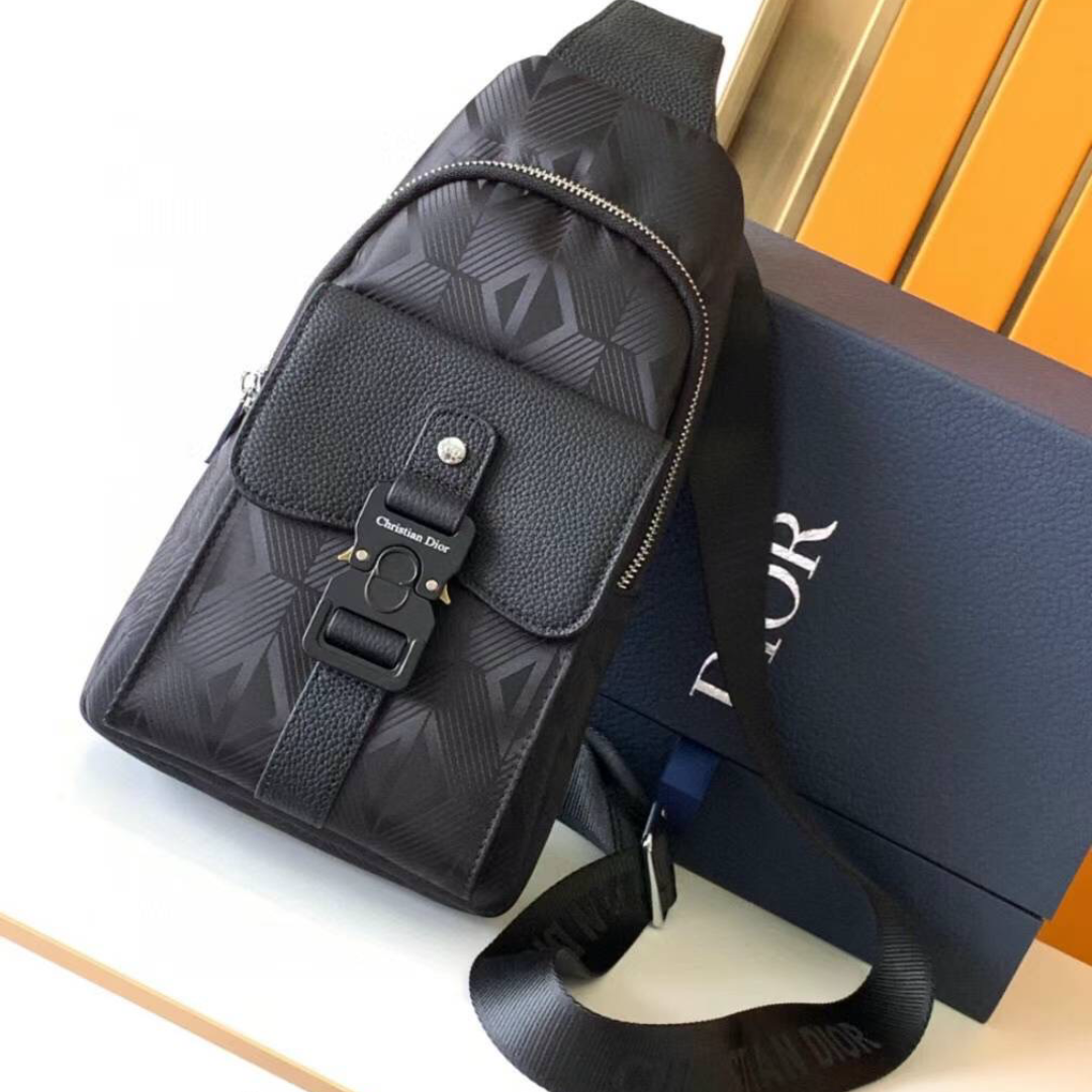Christian Dior Genuine Leather Chest Bag — Mr Lilac Leather
