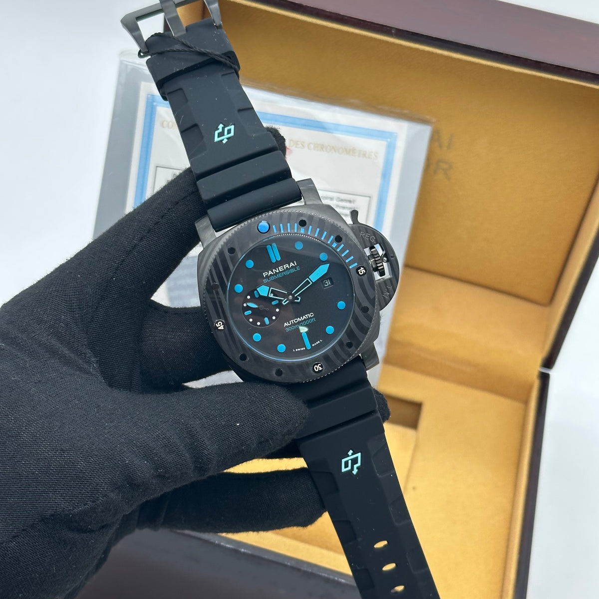 Panerai Luminor Marina Submersible Carbotech Rubber Strap — Mr Lilac ...