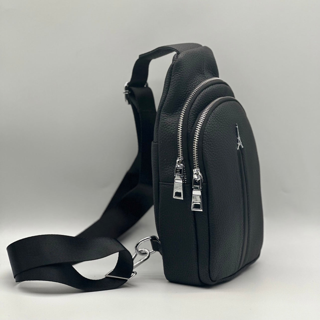 Genuine Leather Chest Bag — Mr Lilac Leather