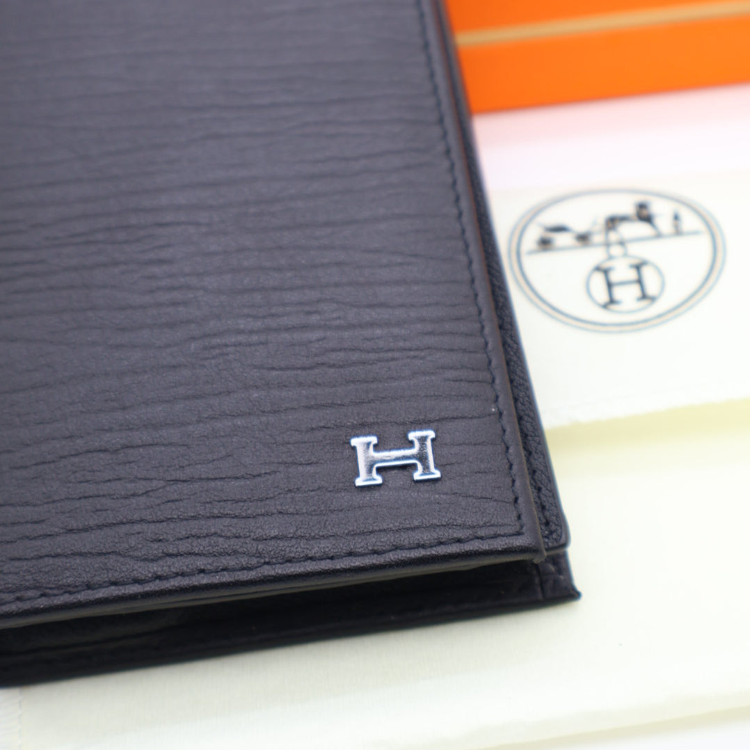 Hermès Genuine Leather Long Wallet — Mr Lilac Leather