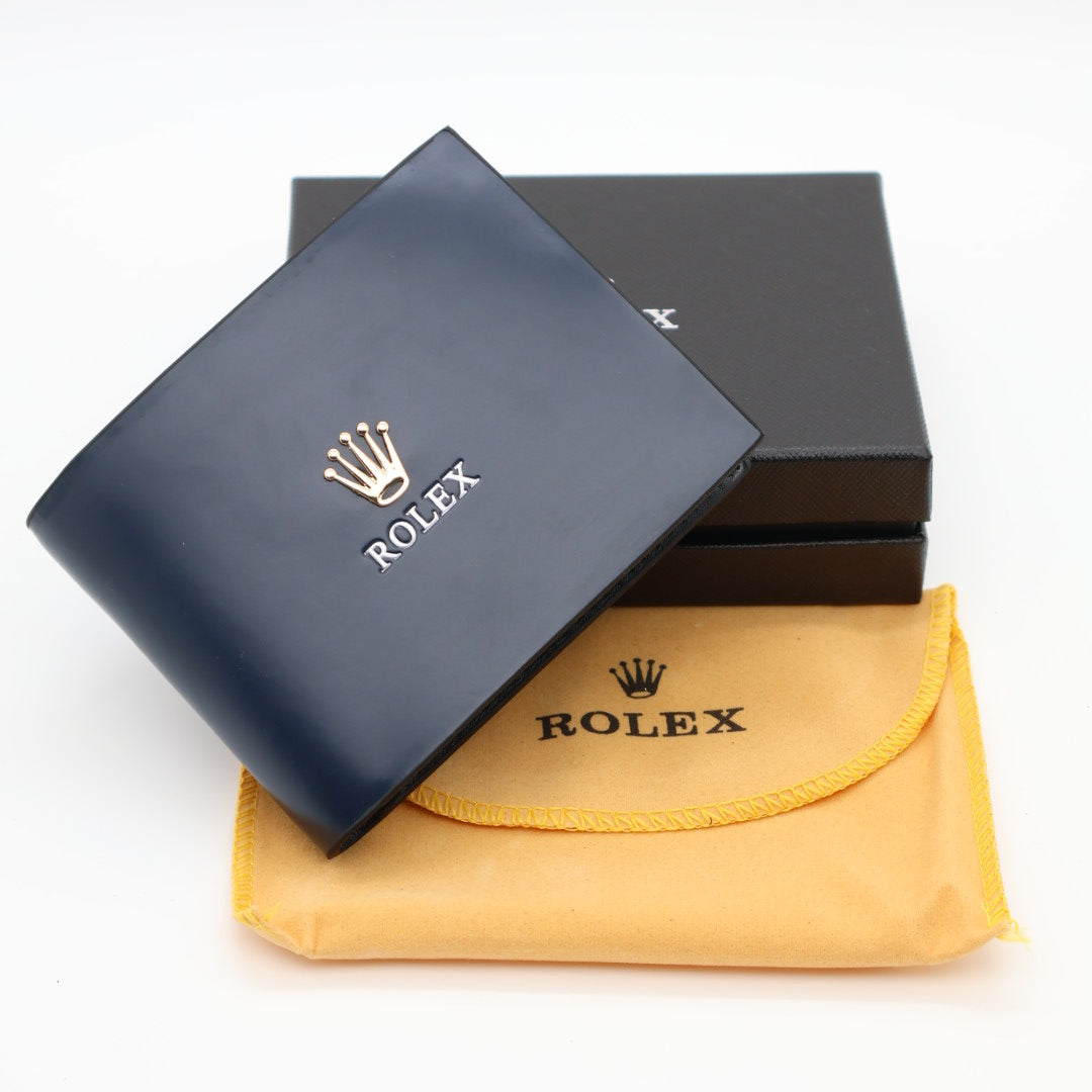 Rolex Leather Wallet — Mr Lilac Leather