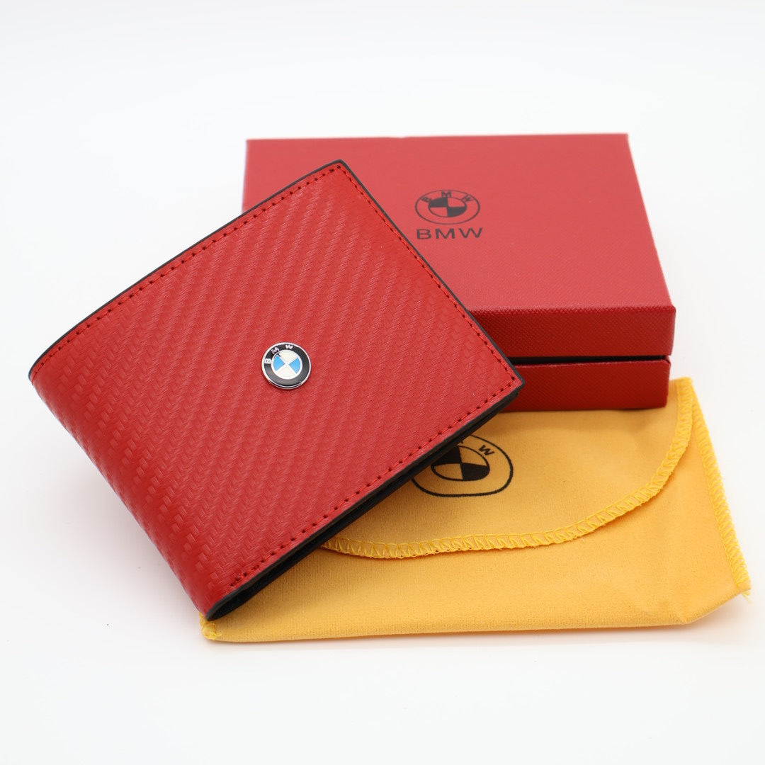 BMW Leather Wallet — Mr Lilac Leather