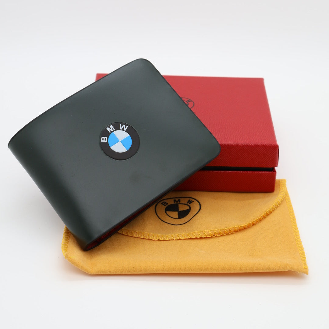 BMW Leather Wallet — Mr Lilac Leather