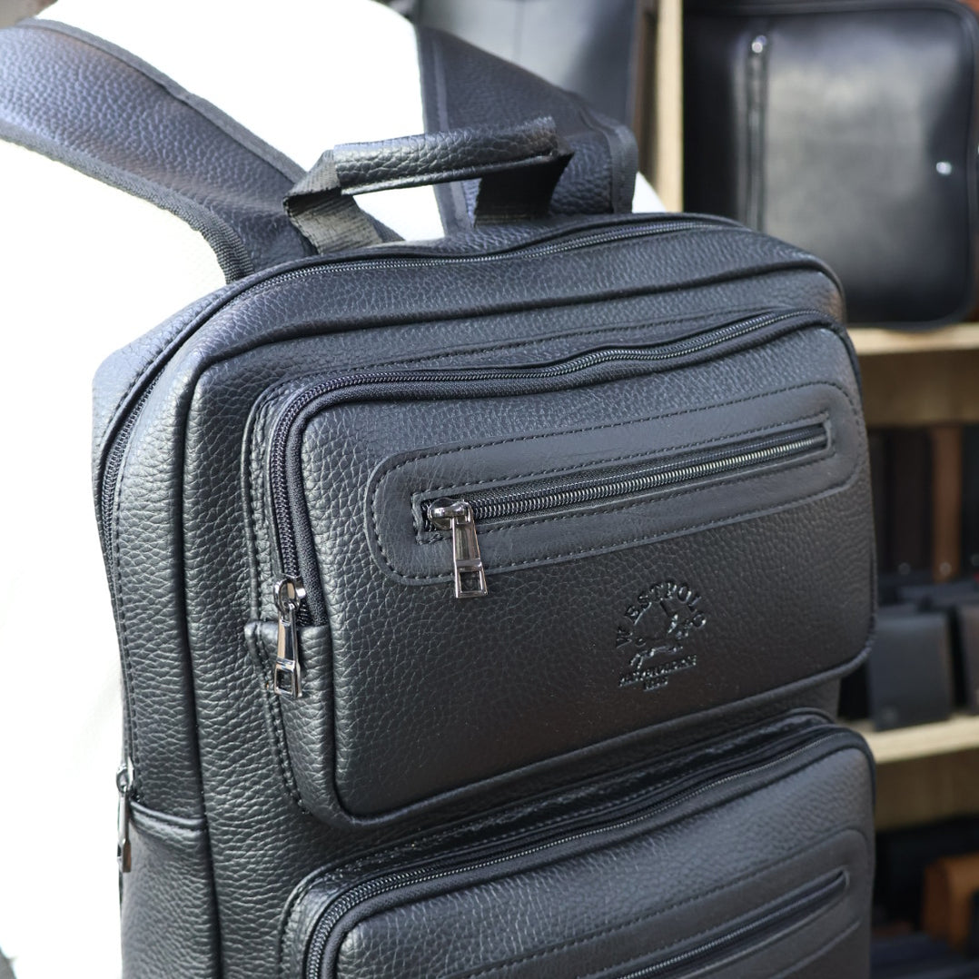 Original West Polo Leather Backpack — Mr Lilac Leather