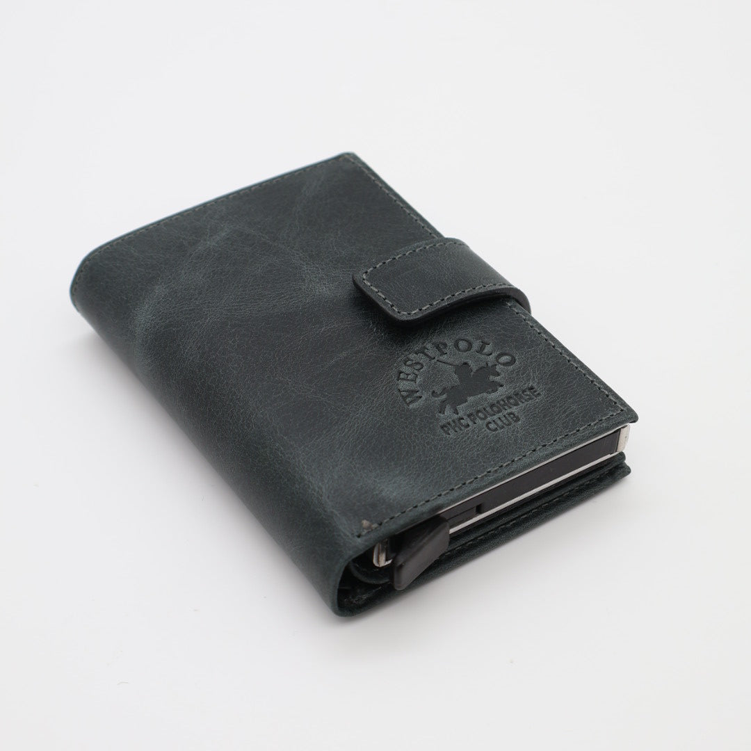 Original West Polo Leather Wallet — Mr Lilac Leather