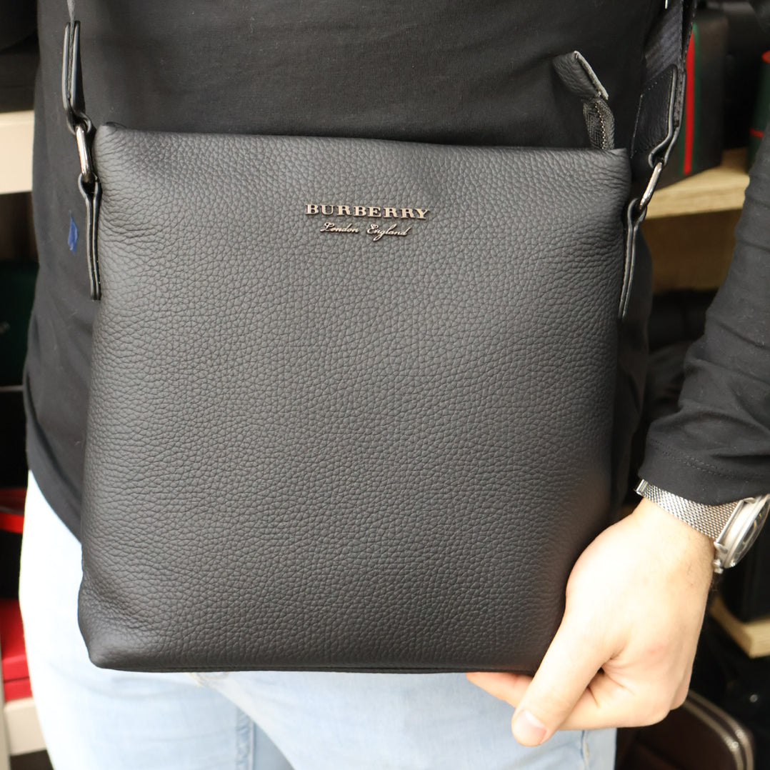 Genuine Leather Cross Bag — Mr Lilac Leather