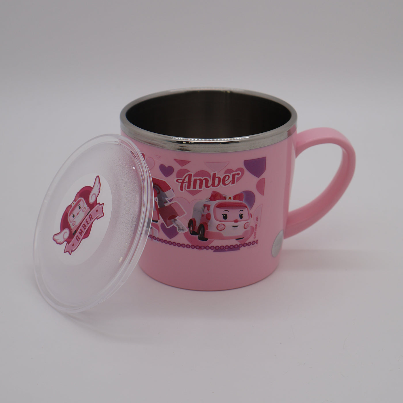 Amber stainless Steel Cup With Lid — Mr Lilac Leather