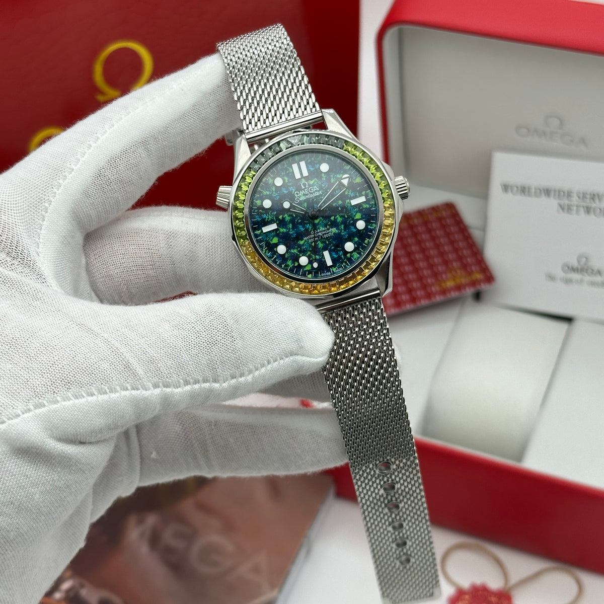 Omega Seamaster Diver 300M – Aqua Nebula Edition (Homage) | Co-Axial M ...