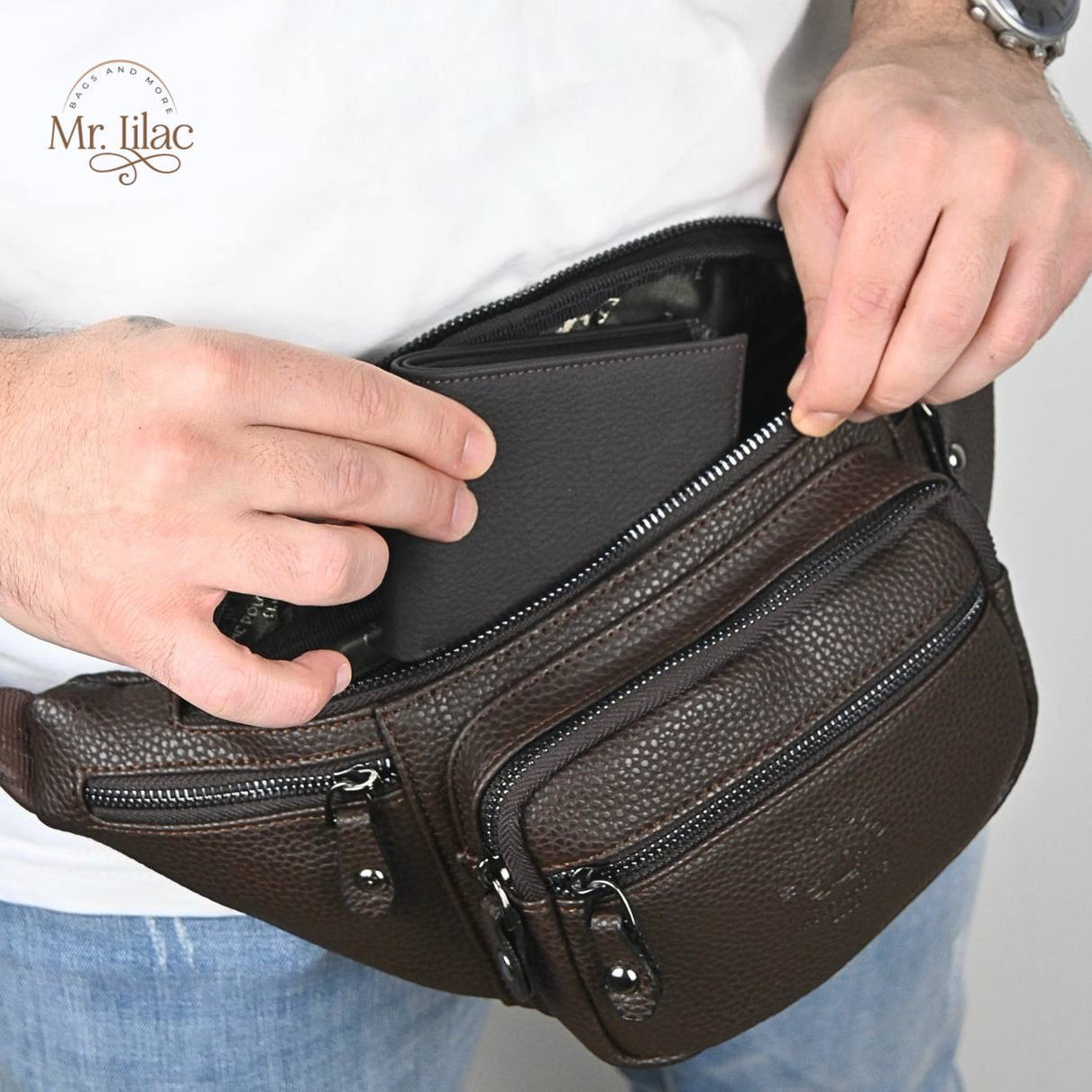 Original West Polo Waist Bag — Mr Lilac Leather