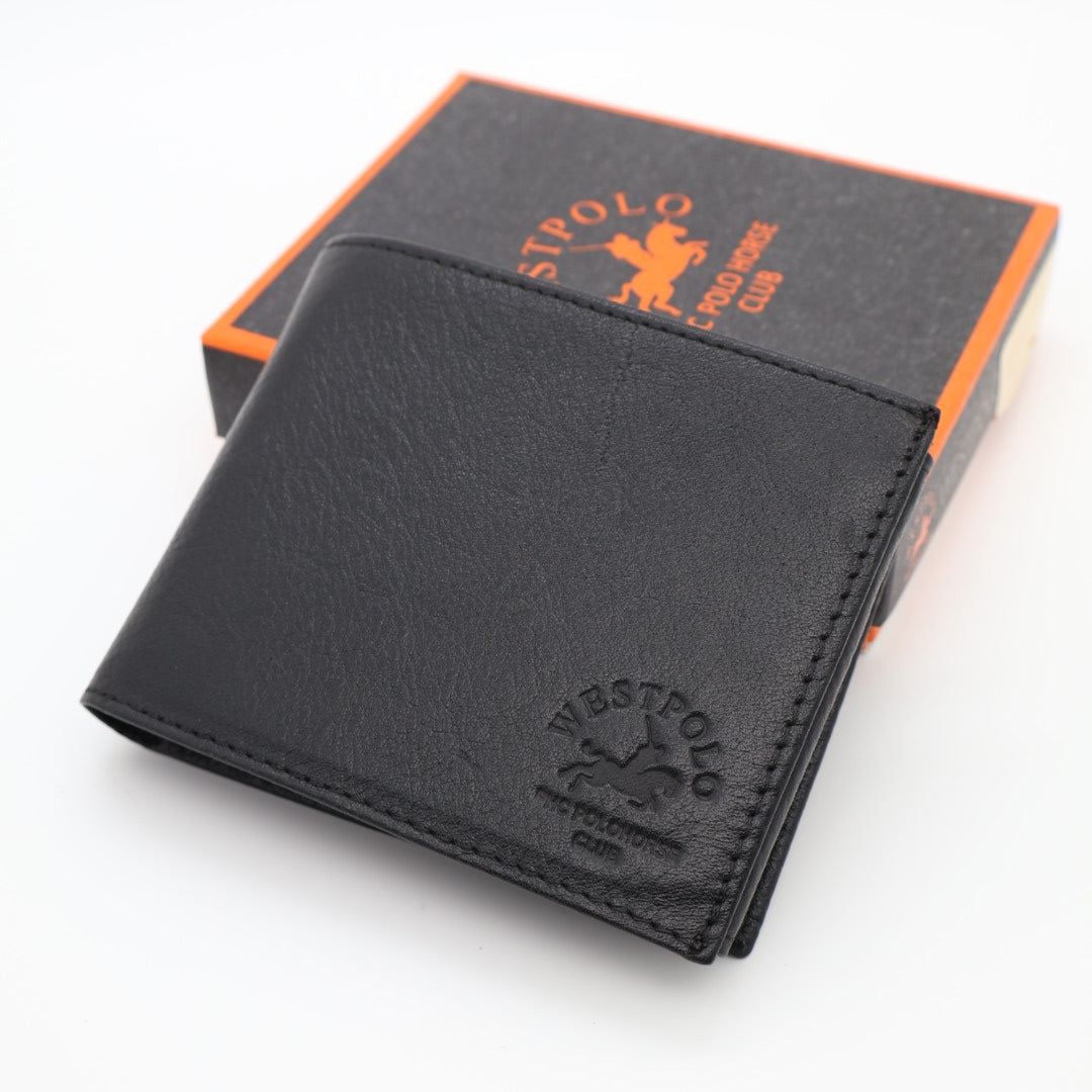 Original West Polo Leather Wallet — Mr Lilac Leather