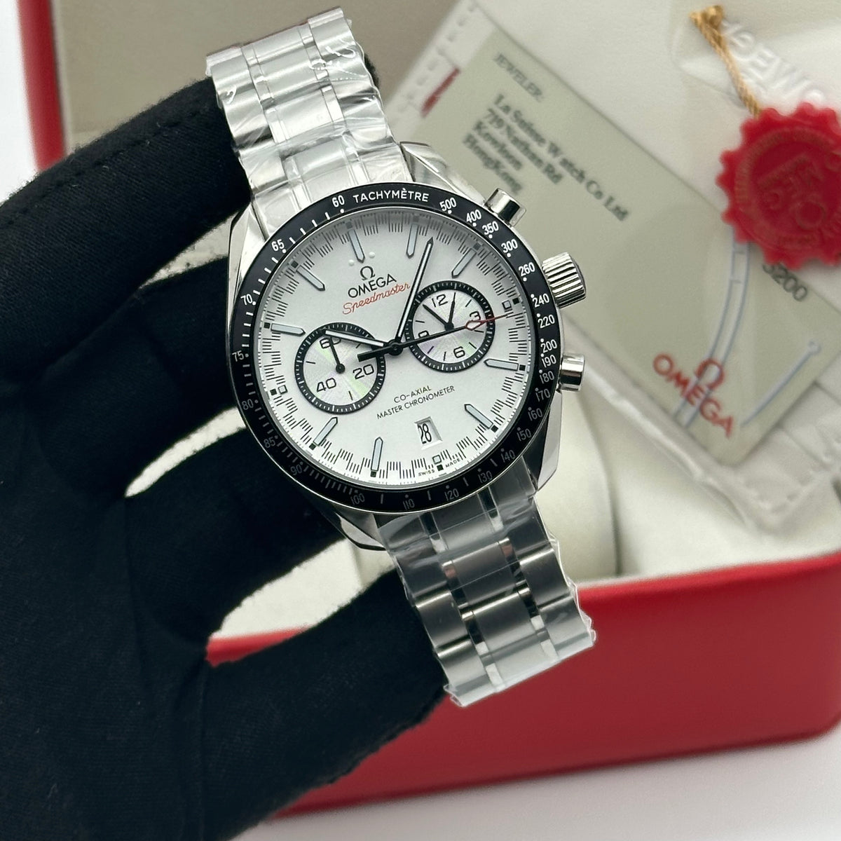 Omega Speedmaster Racing 44.25 mm — Mr Lilac Leather