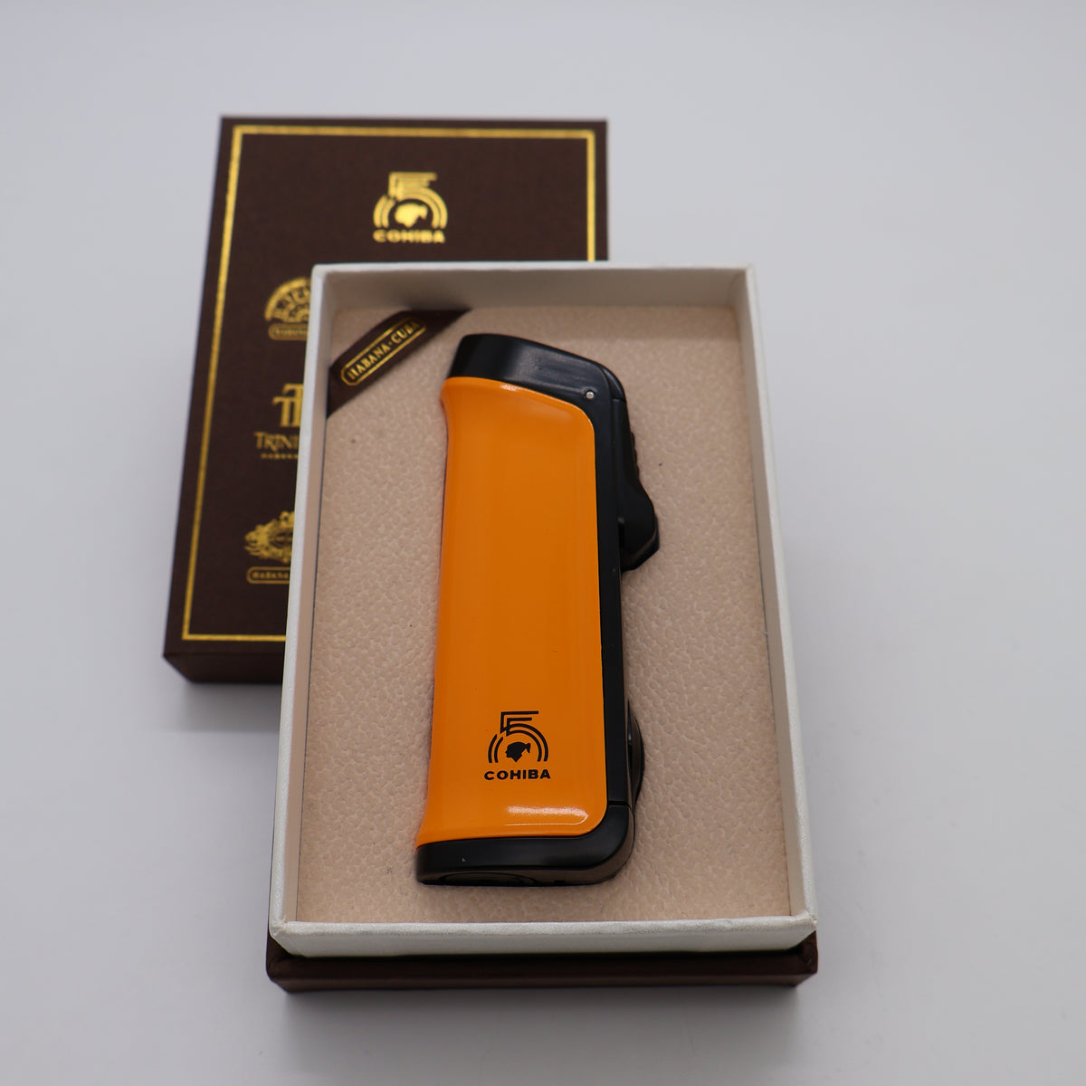 Cohiba lighter — Mr Lilac Leather