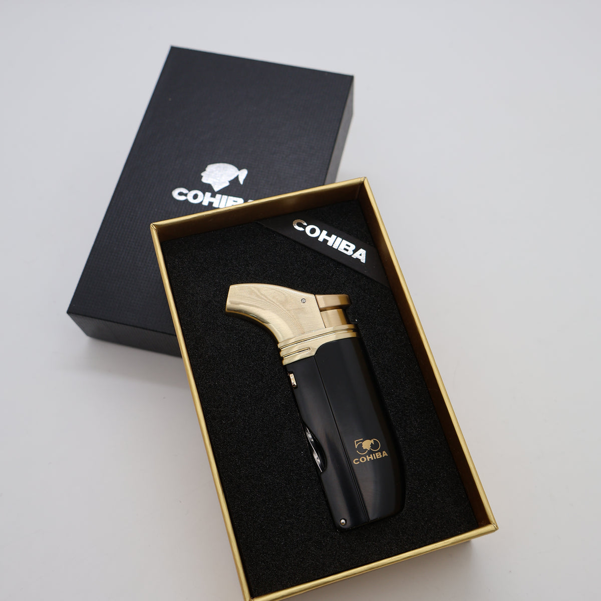 Cohiba Lighter — Mr Lilac Leather