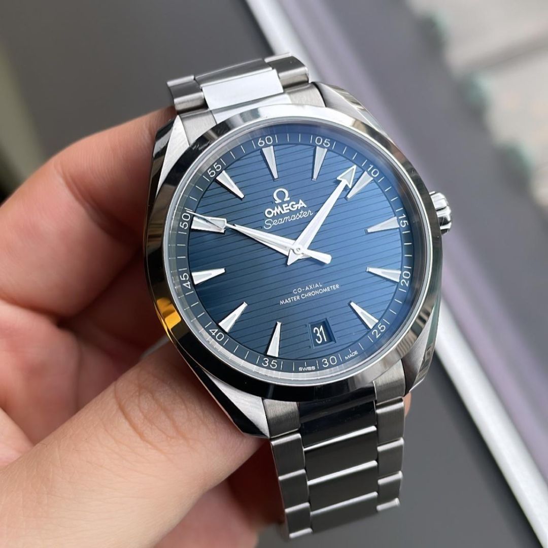 Omega Seamaster Aqua Terra 150M Co-Axial Master Chronometer – Blue Dia ...