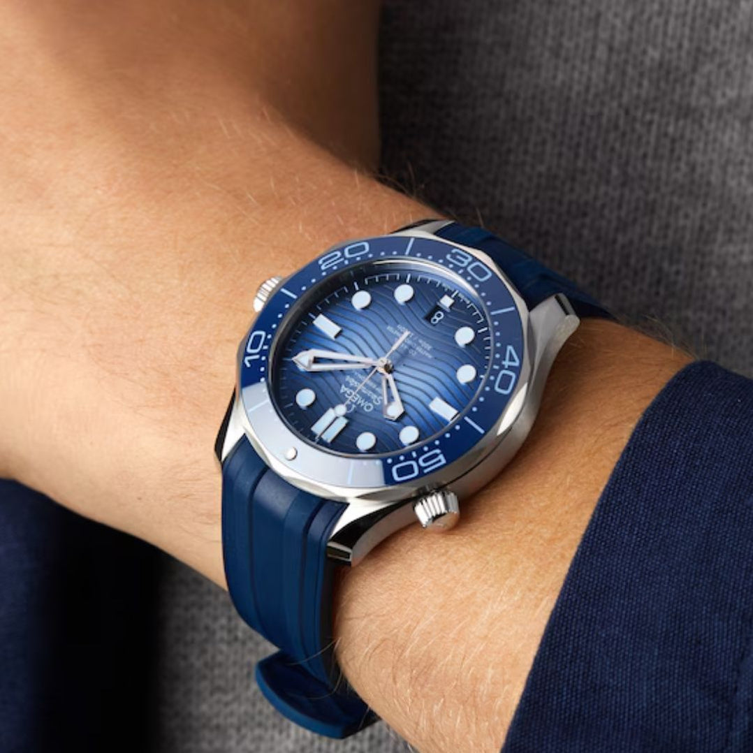 Omega Seamaster Diver 300M Co-Axial Master Chronometer 42mm Summer Blu ...