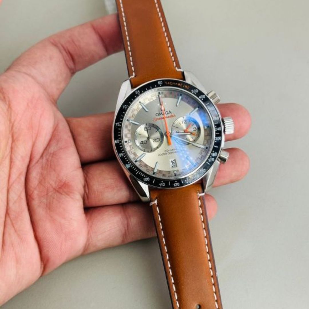 Omega Speed Master — Mr Lilac Leather