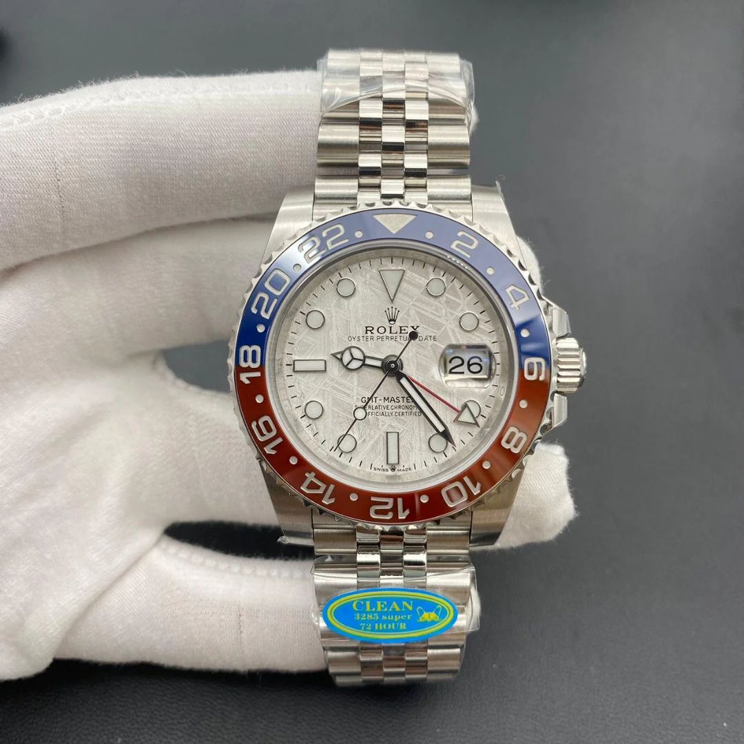Rolex GMT-Master II Meteorite Automatic (5A+) — Mr Lilac Leather