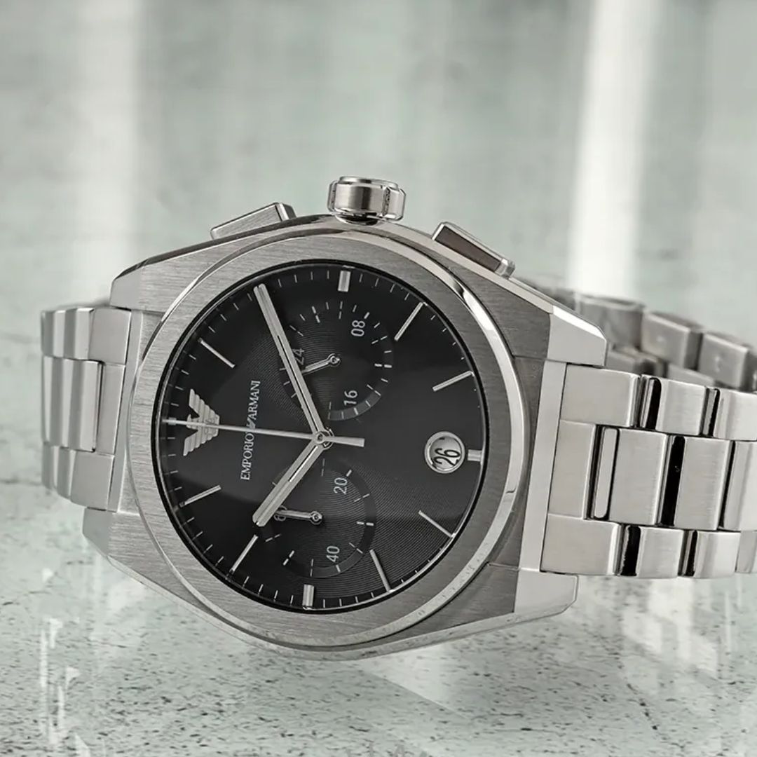 Emporio Armani Chronograph Stainless Steel Watch AR11560 Authentic — Mr ...