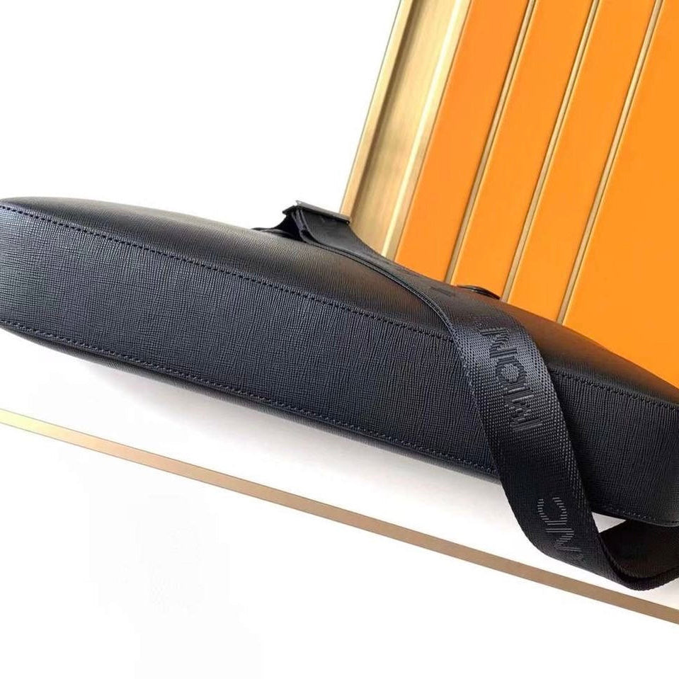 Montblanc Genuine Leather Laptop Bag — Mr Lilac Leather