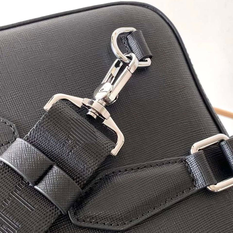 Montblanc Genuine Leather Laptop Bag — Mr Lilac Leather