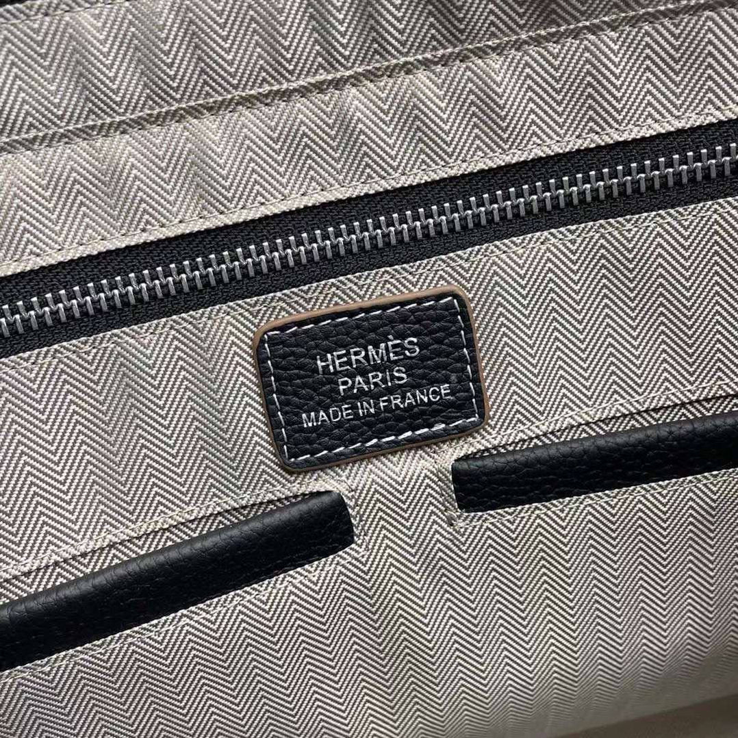 Hermès Genuine Leather Laptop Bag — Mr Lilac Leather