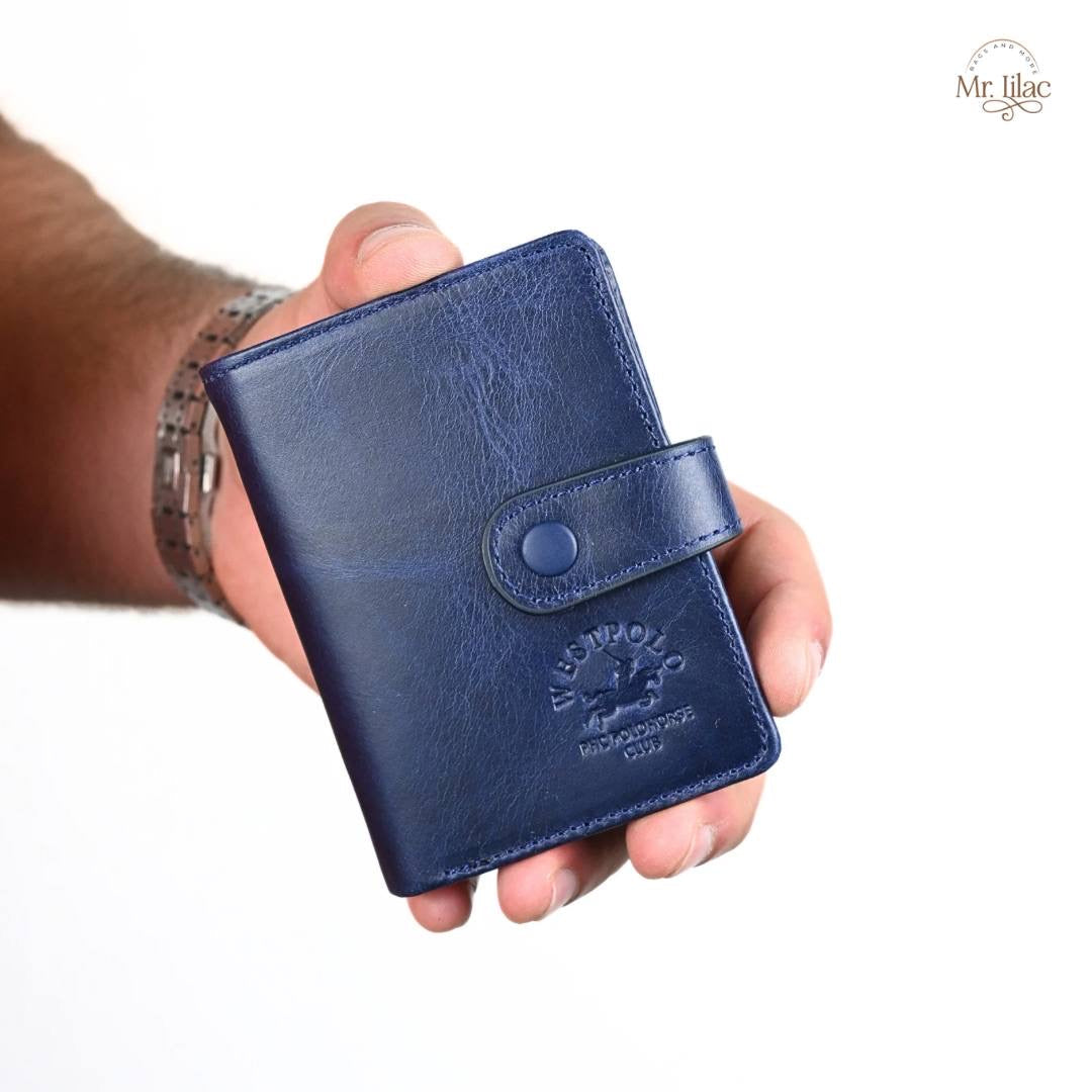 Original West Polo Leather Wallet — Mr Lilac Leather